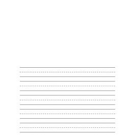 Premium Half-Ruled 10mm Handwriting Paper