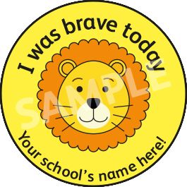 I Was Brave Today Sticker