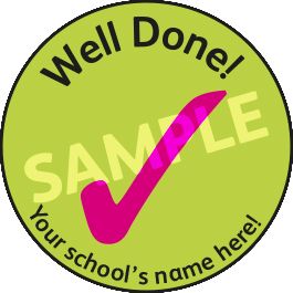 Well Done! Sticker